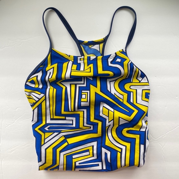 Speedo | Swim | Speedo Endurance Flyback Training Geo Print One Piece ...